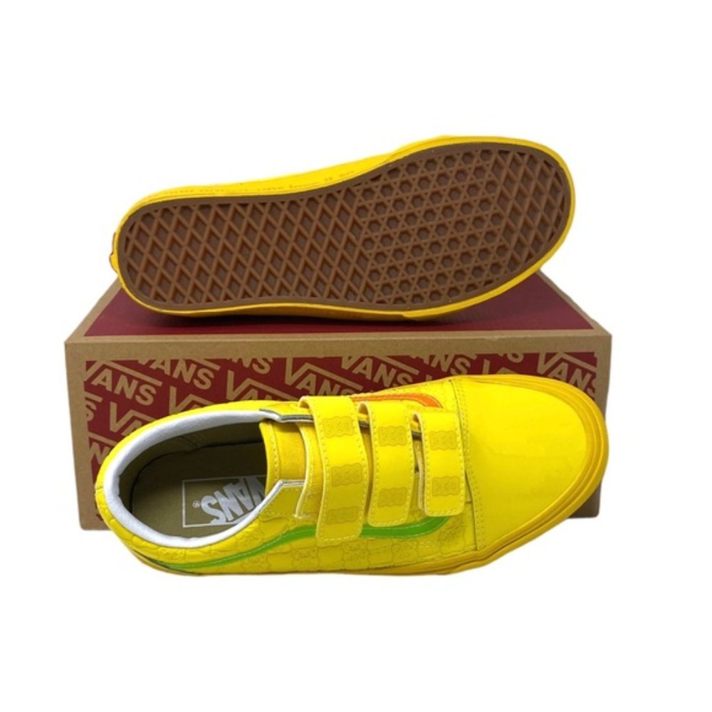 Vans X Haribo Old Skool V Shoes Yellow Skate Leather … - Gem